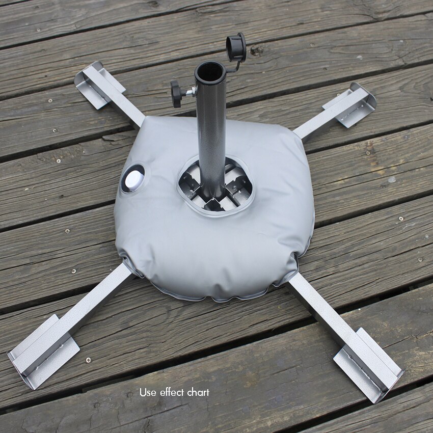 7L Round Shaped Water Filled Umbrella Base Patio M... – Grandado
