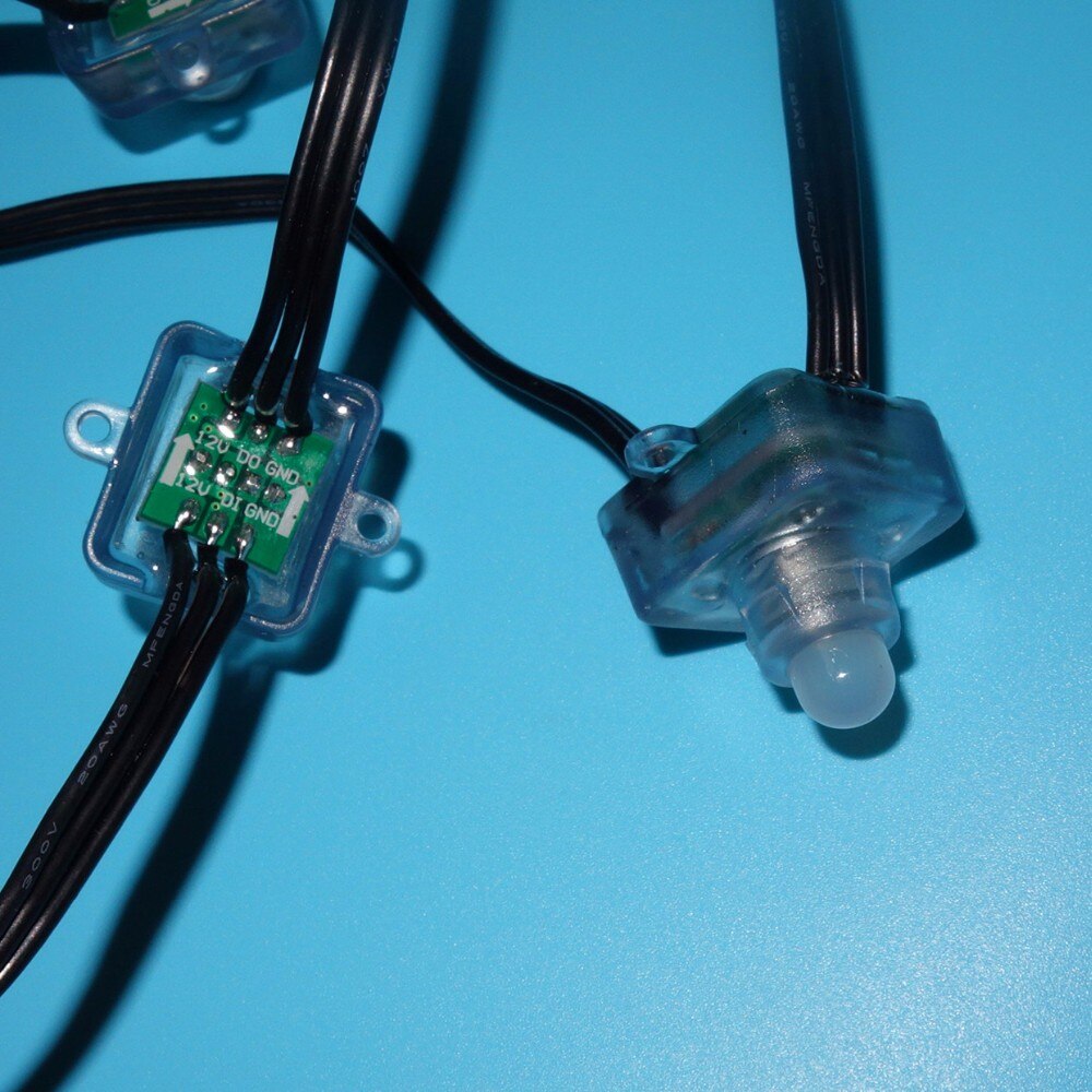 100 stks/set vierkante DC12V adresseerbare WS2811 ... – Grandado