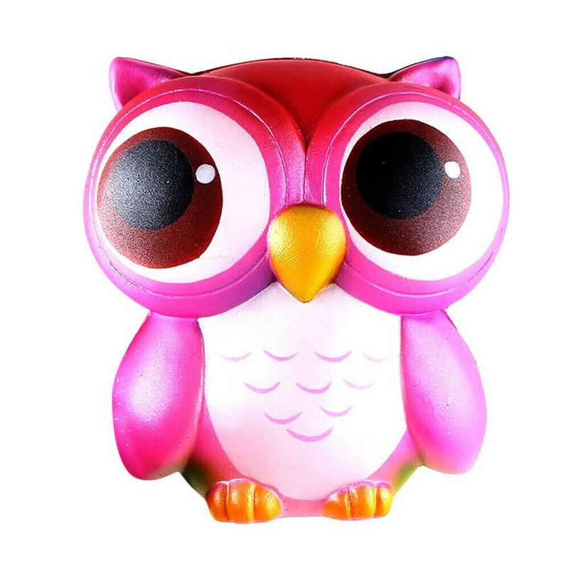 Leuke Cartoon Pu Uil Trage Rebound Speelgoed Simul... – Vicedeal