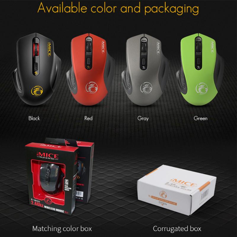 Wireless USB Mouse 2000DPI Adjustable USB 2.0 Rece... – Vicedeal
