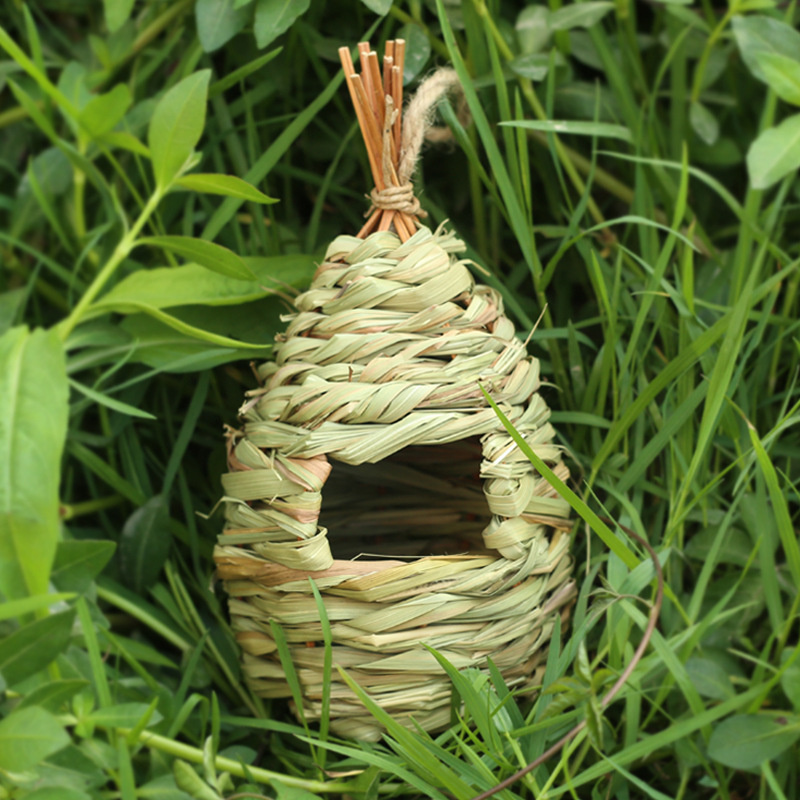 Home straw bird's nest popular hand made bird&... – Grandado