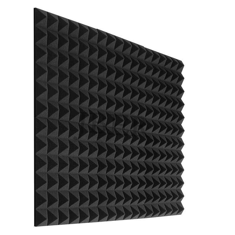 6 Piece Charcoal Acoustic Panel Studio Foam Wedge ... – Grandado