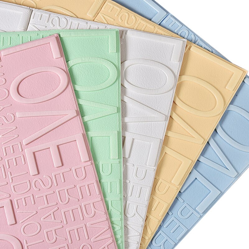 3D three-dimensional letter wall stickers bedroom ... – Grandado