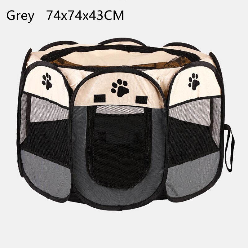 Folding Pet Tent Dog House Octagonal Cage For Cat ... – Vicedeal