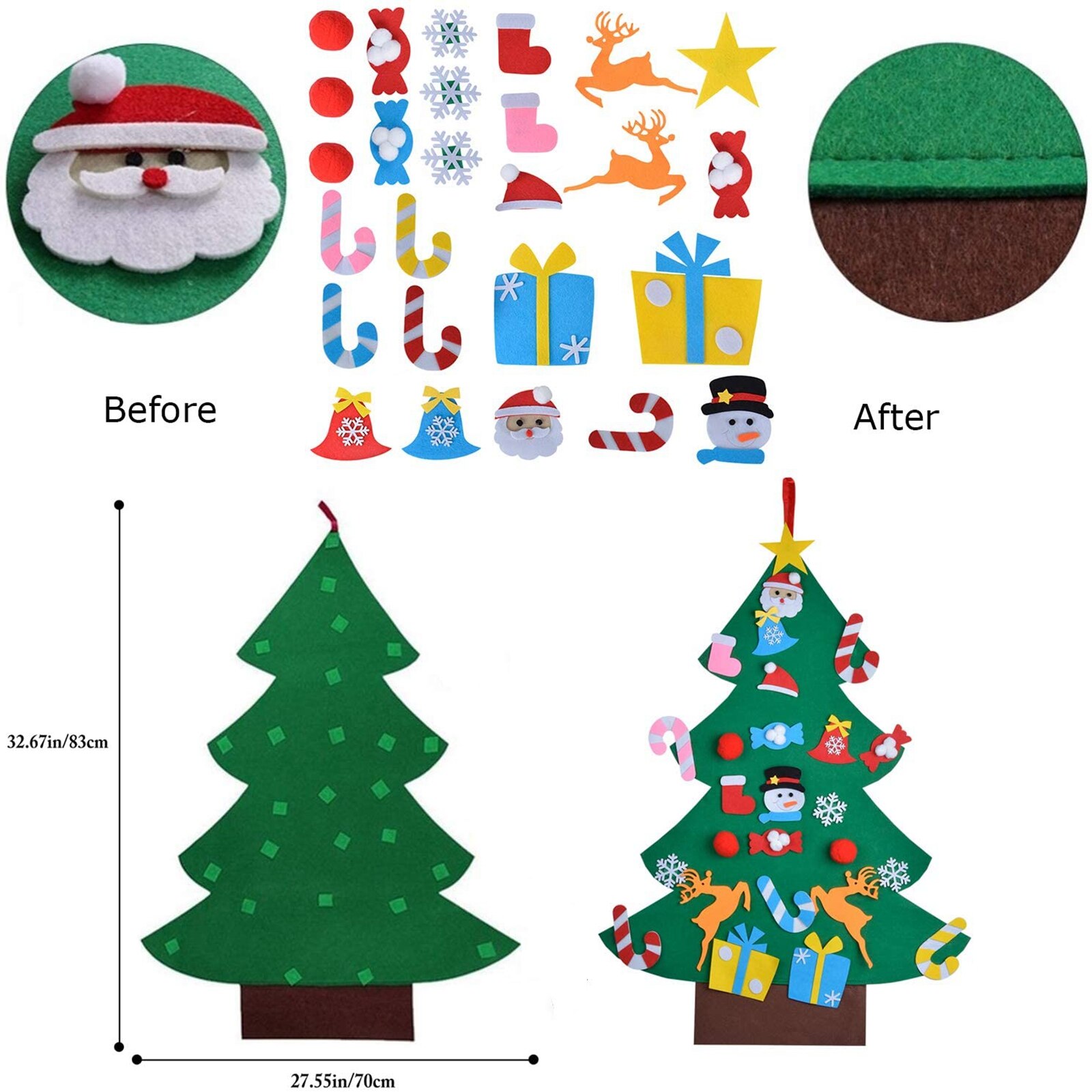 Kerst Decoratieve Mini Boom Kinderen Handgemaakte ... – Grandado