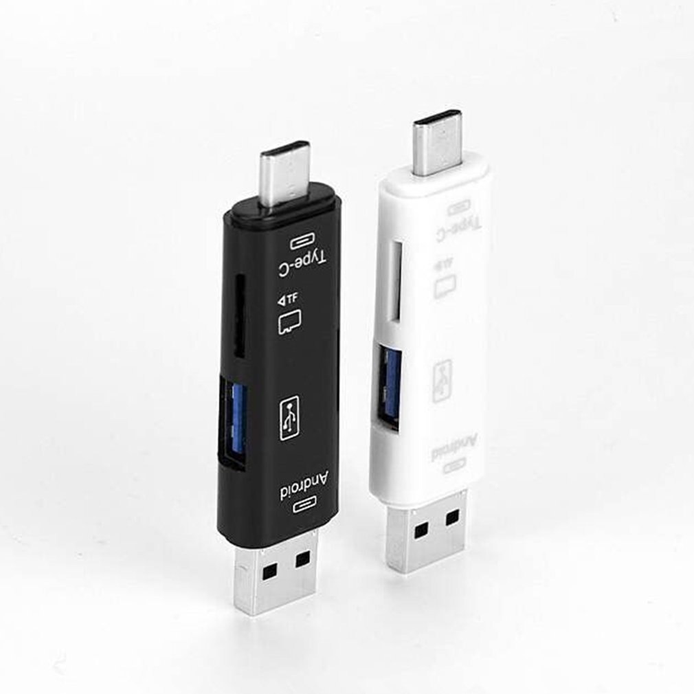 5 In 1 OTG Card Reader Type C & Micro USB Flash Dr... – Grandado
