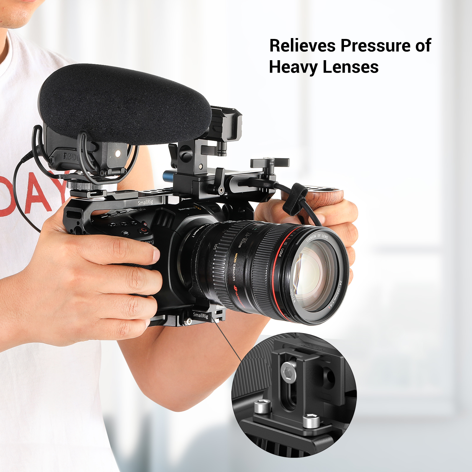 SmallRig For BMPCC 4K Metabones Adapter Support fo... – Grandado