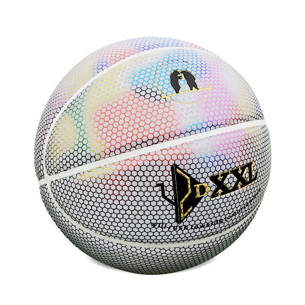 Rainbow Basketball for Men Luminous Colorful Indoo... – Grandado