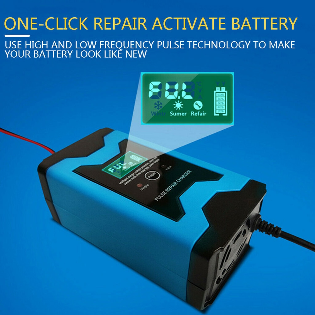 Automatic Car Battery Charger 12v Intelligent Fast... – Grandado