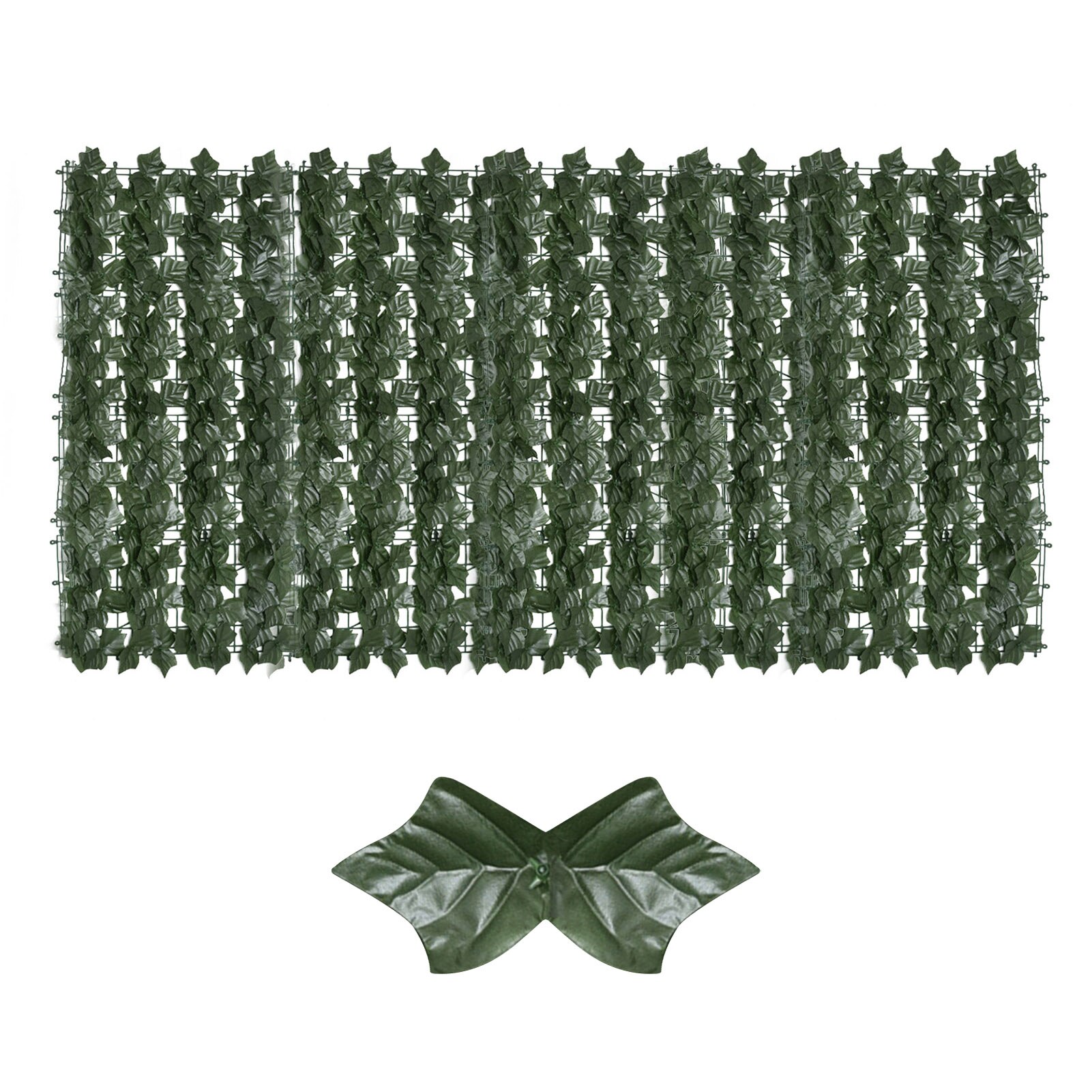 Artificial Green Ivy Leaf Screening Rolls Privacy ... – Grandado