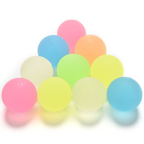 10Pcs dia 32mm Luminous High Bounce Ball Glow in t... – Grandado