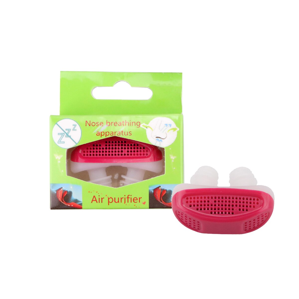 Mini Silicone Magnet Nose Clip Stop Snoring anti s... – Grandado