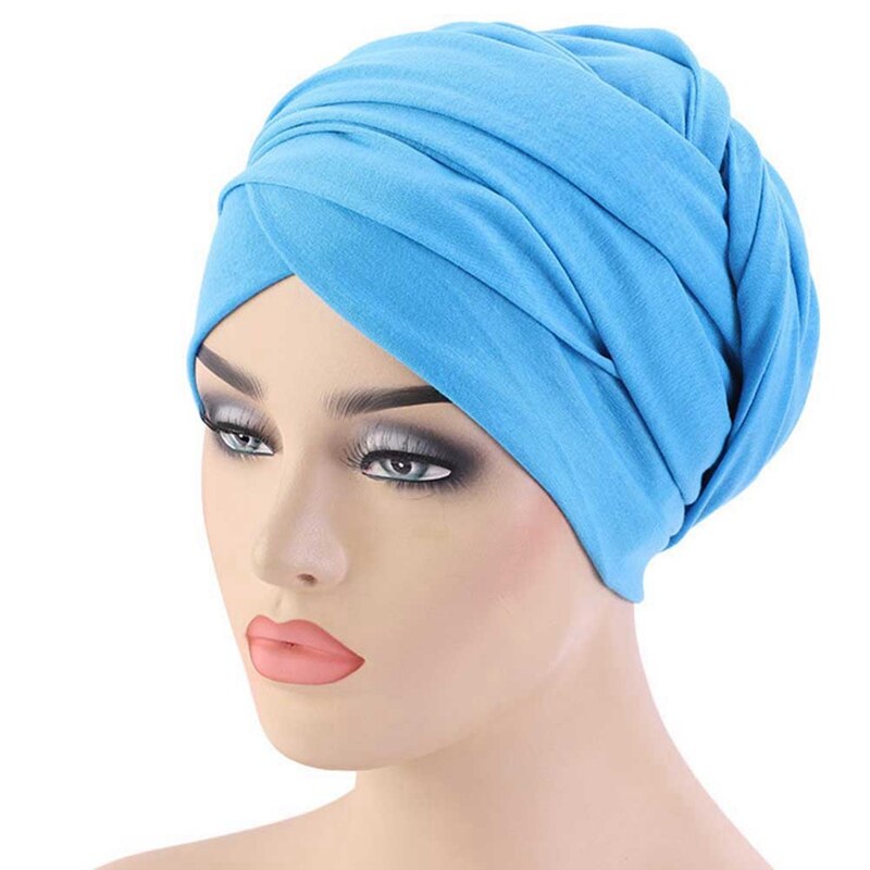 Muslim Long Tail Scarf Hat Women Turban Chemo Cap ... – Vicedeal