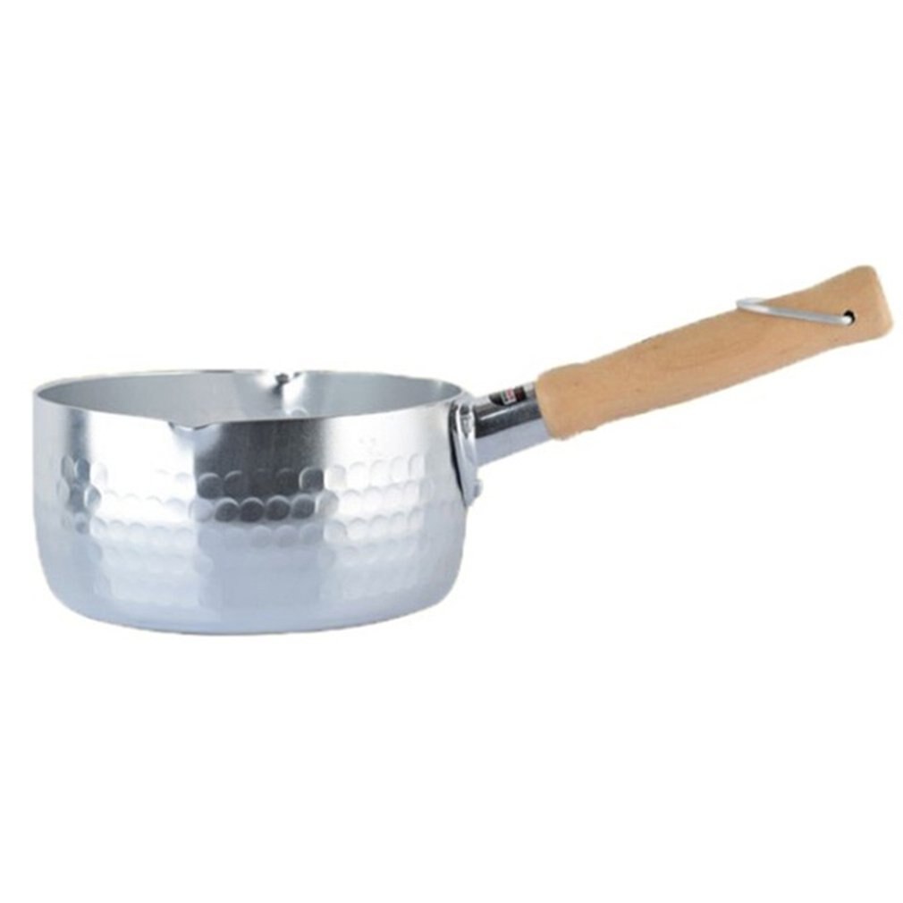Snow Pan Aluminum Nonstick Saucepan Wooden Handle ... – Grandado