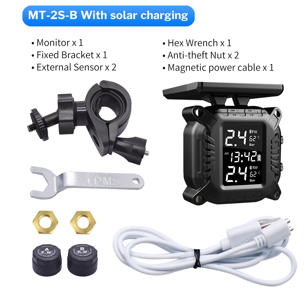 Deelife TPMS Motorrad Reifendruck Sensor für Moto ... – Grandado