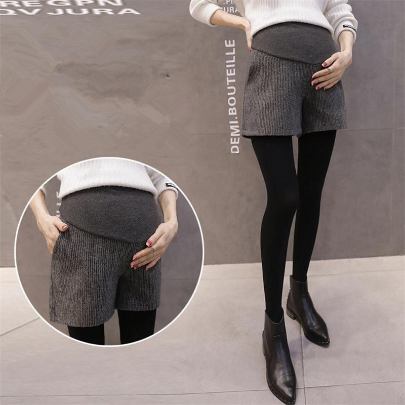 Moederschap Korte Broek Herfst Winter Zwangere Bro... – Grandado