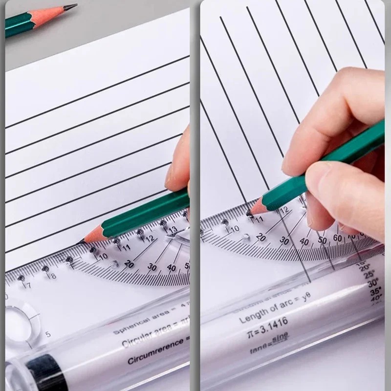 Multifunctional Parallel Ruler With Roller 30cm Pl... – Grandado