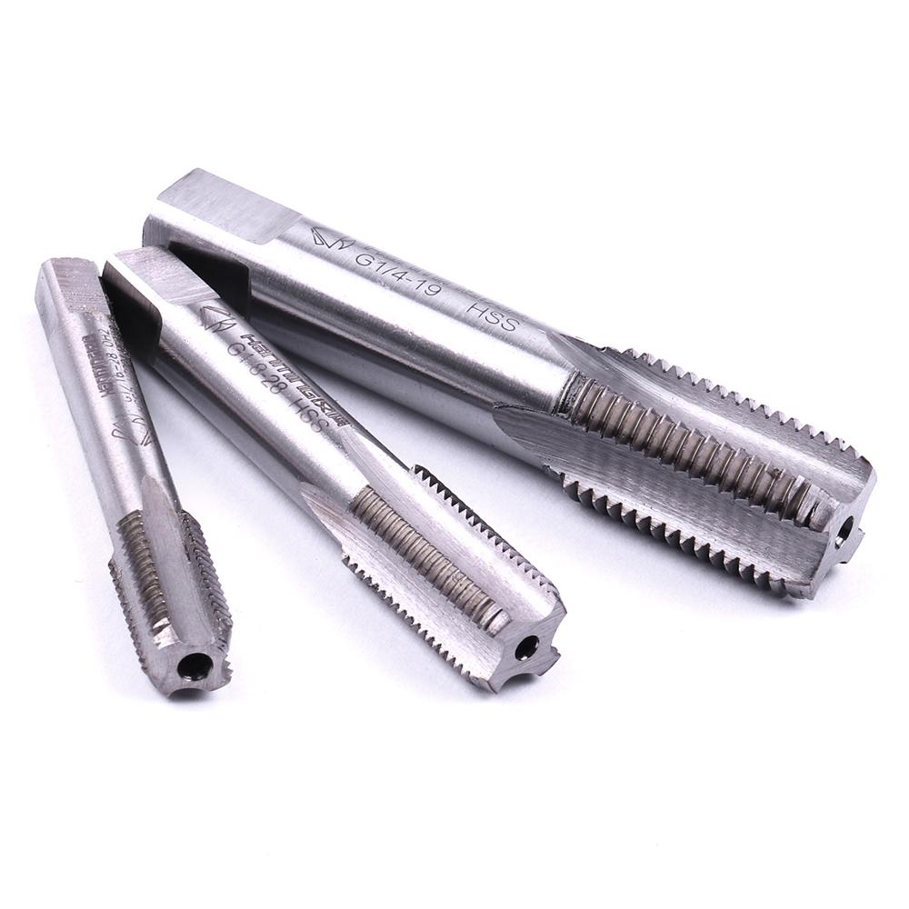 HSS Straight Flute Plug Tap Machine Drill Bits G1/... – Grandado
