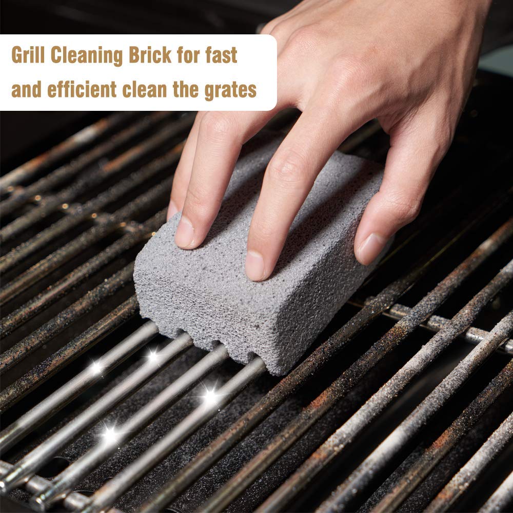 3Pack Griddle Grill Cleaning Brick- Safely and Qui... – Grandado