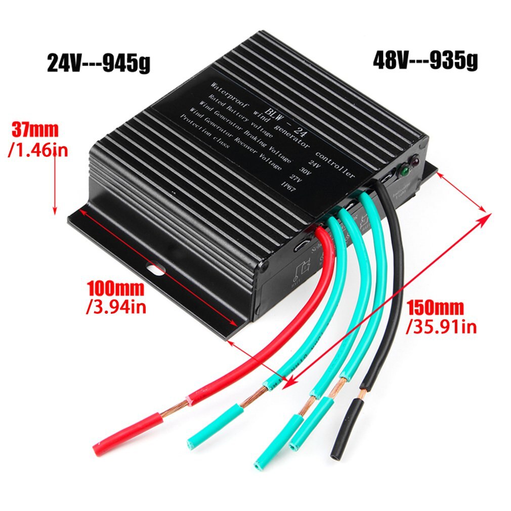 12 /24/ 48V Vertical Wind Turbine Controller Intel... – Grandado