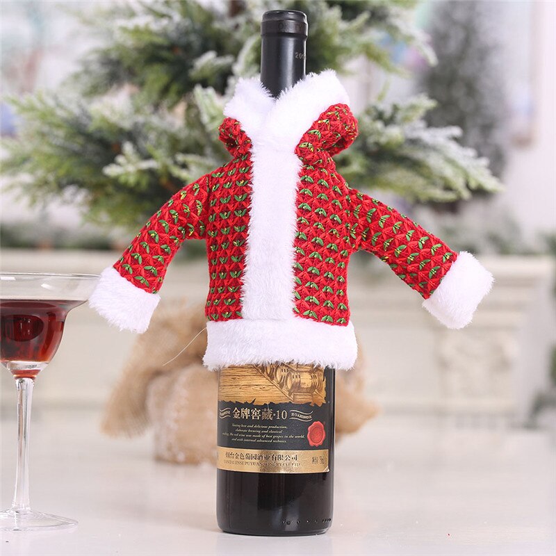 Christmas Wine Bottle Set Year Wine Bottle Dust Co... – Vicedeal