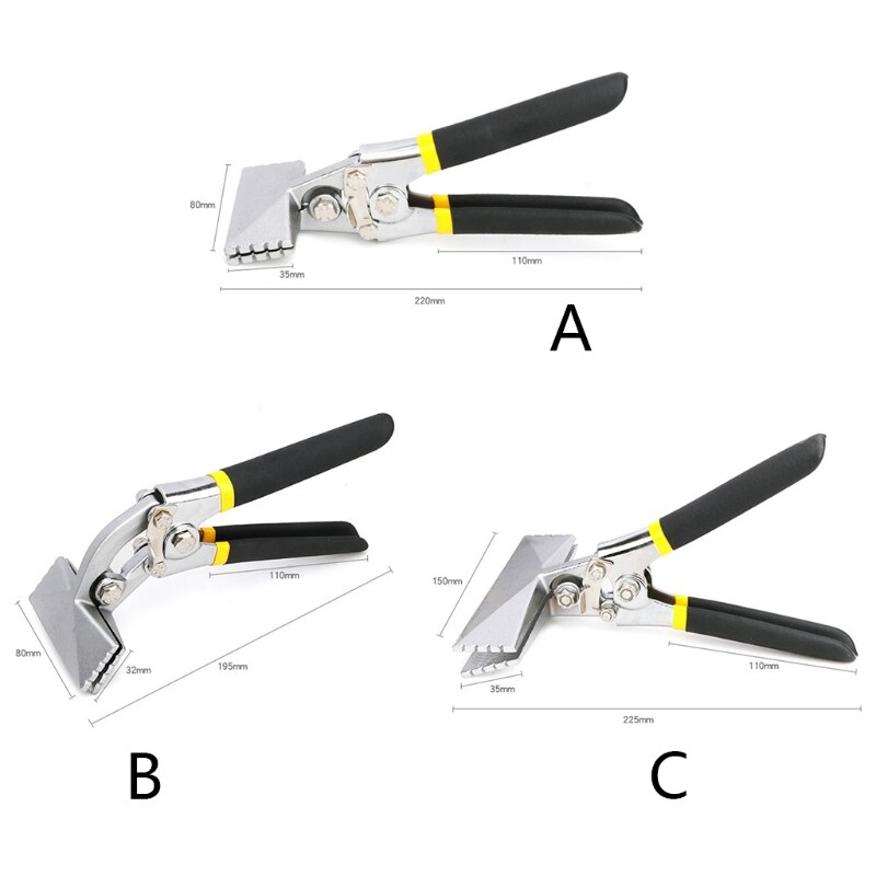 Sheet Metal Bending Pliers Hand Seamer Wide Jaw St... – Vicedeal