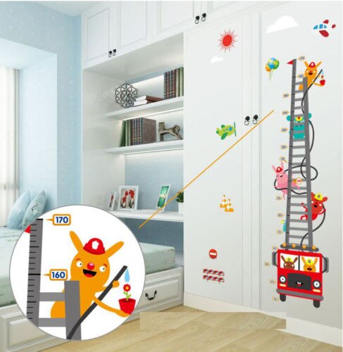 Fire Truck Ladder Height Chart Wall Sticker Decal ... – Grandado