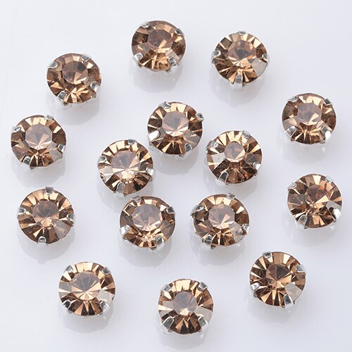 Glitter Round Crystal Stone For Clothing Loose Diy... – Grandado