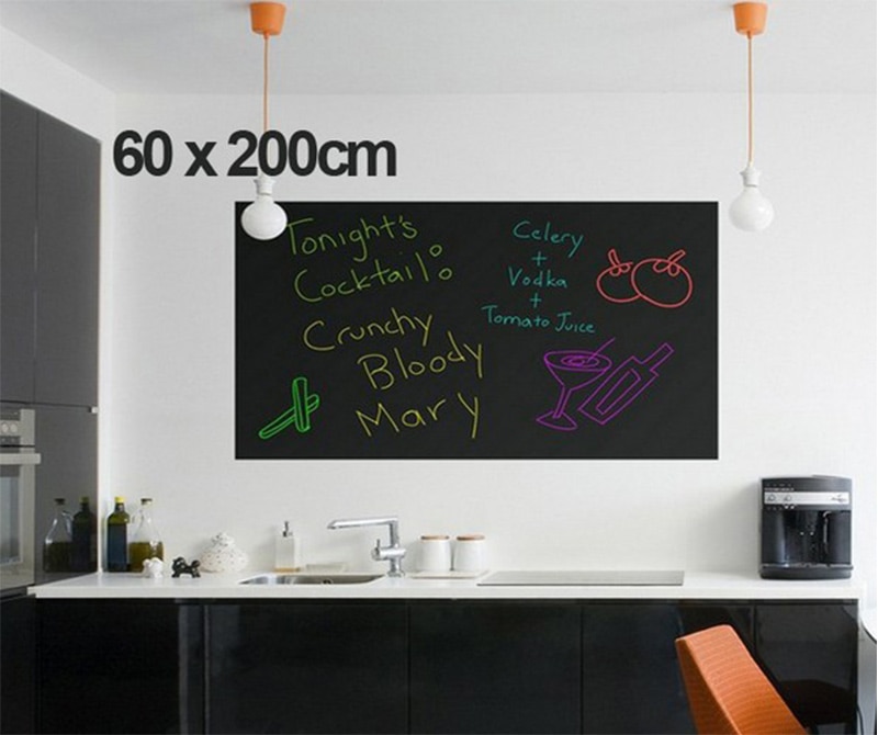 Vinyl Chalkboard Wall Stickers Removable Blackboar... – Grandado