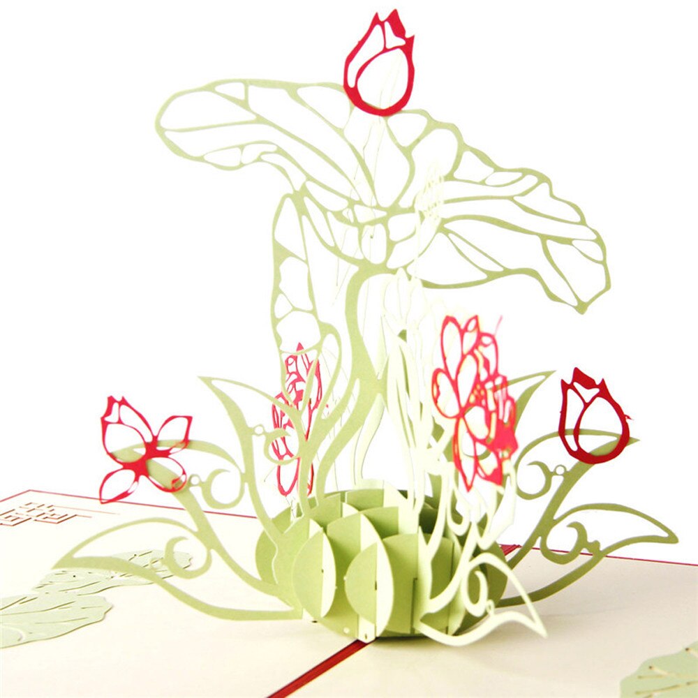 3D variouls flowers shapes Pop Up Cards Valentine ... – Grandado