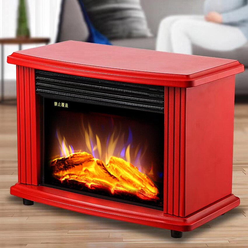 1800W Vertical Home Retro Electric Heater Simulati... – Vicedeal