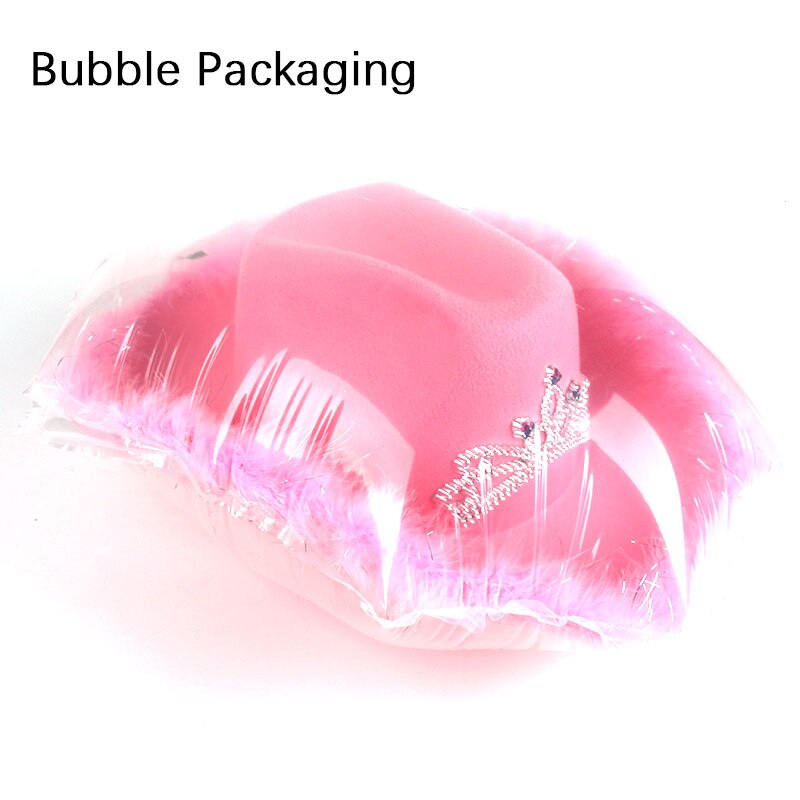 Western Style Pink Cowboy Hat for Women Girls Tiar... – Grandado