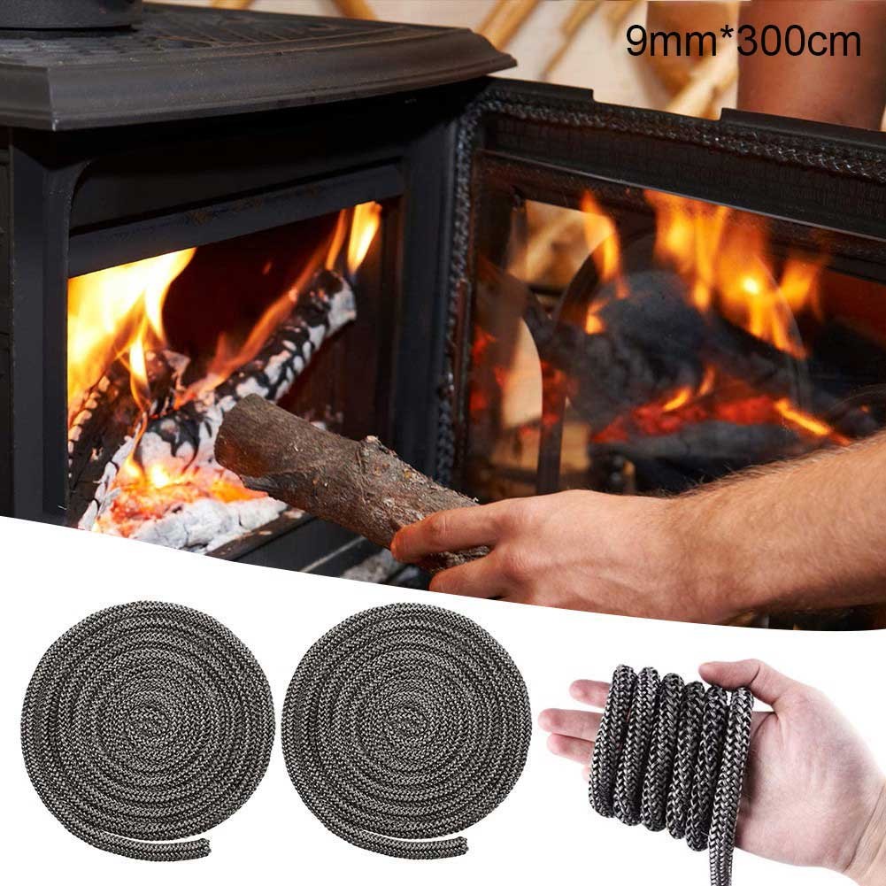 Black Stove/Fire Rope Wood Burning Stove 9mm 3mete... – Grandado