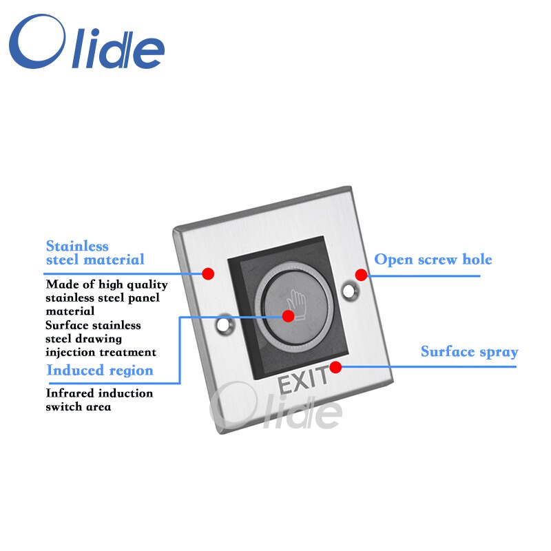 Stainless Steel 86 Type Hand Sensor Switch For Doo... – Vicedeal