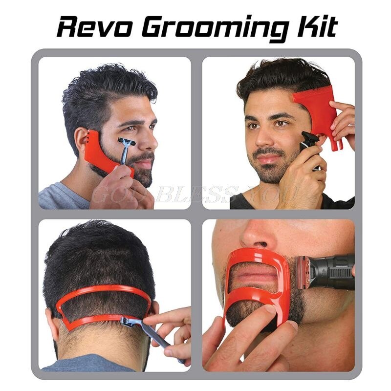 Men's Beard Combs Neck Hair Line Guide Shaping Sty... – Vicedeal