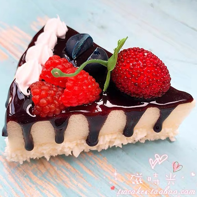 Cute Jam Cake Fridge Magnets Triangle Cake Message... – Vicedeal