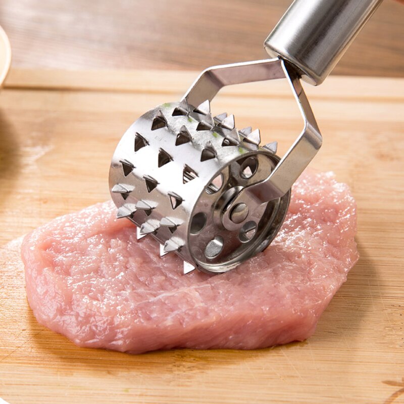 Kitchen Meat Tenderizer Stainless Steel Beef Steak... – Vicedeal