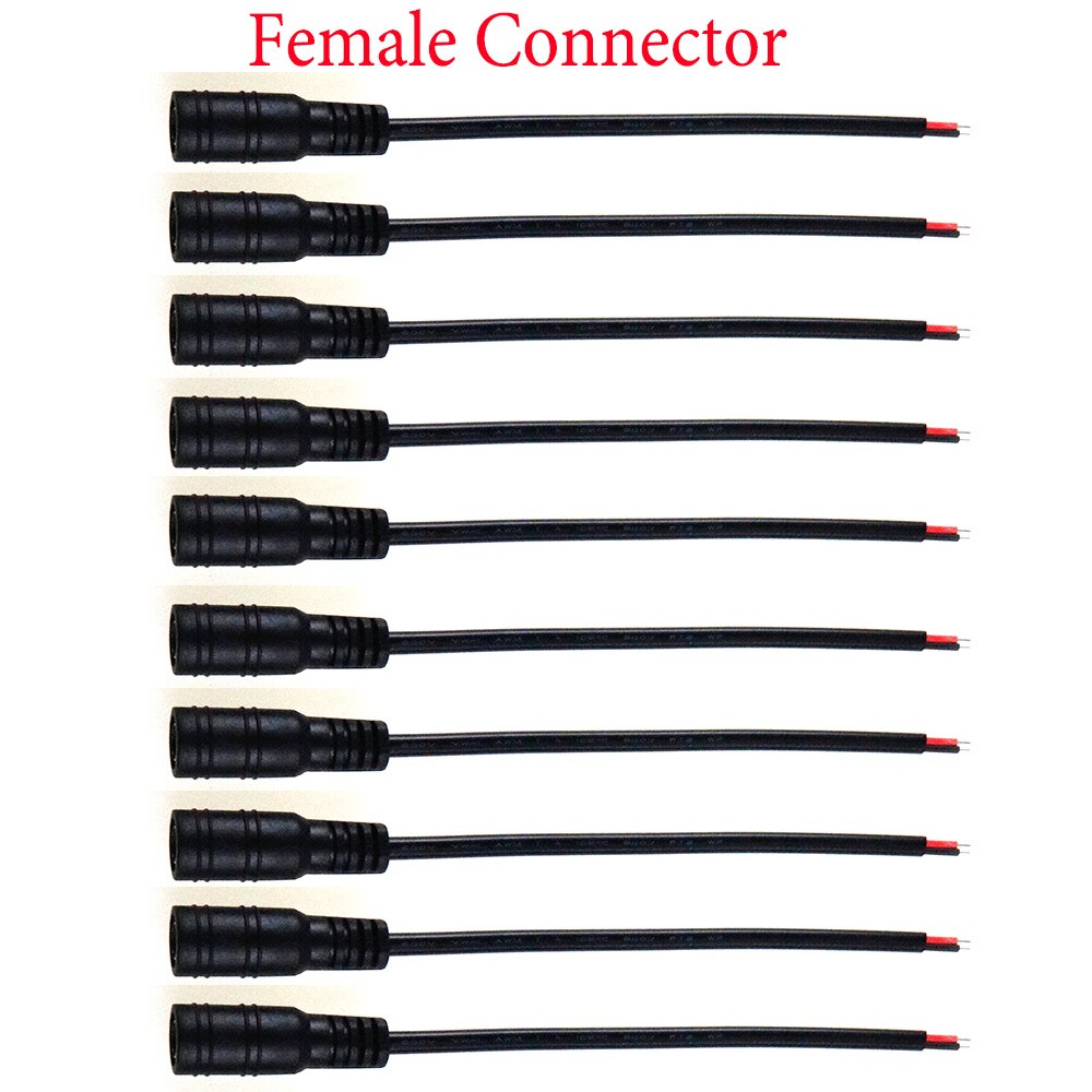 DC Power Cable Plug Connector 2.1mm x 5.5mm Cord w... – Vicedeal