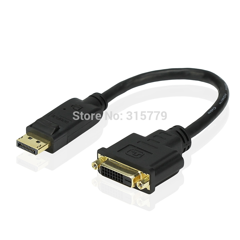15CM Short DP DisplayPort to DVI-D Male to Female ... – Vicedeal