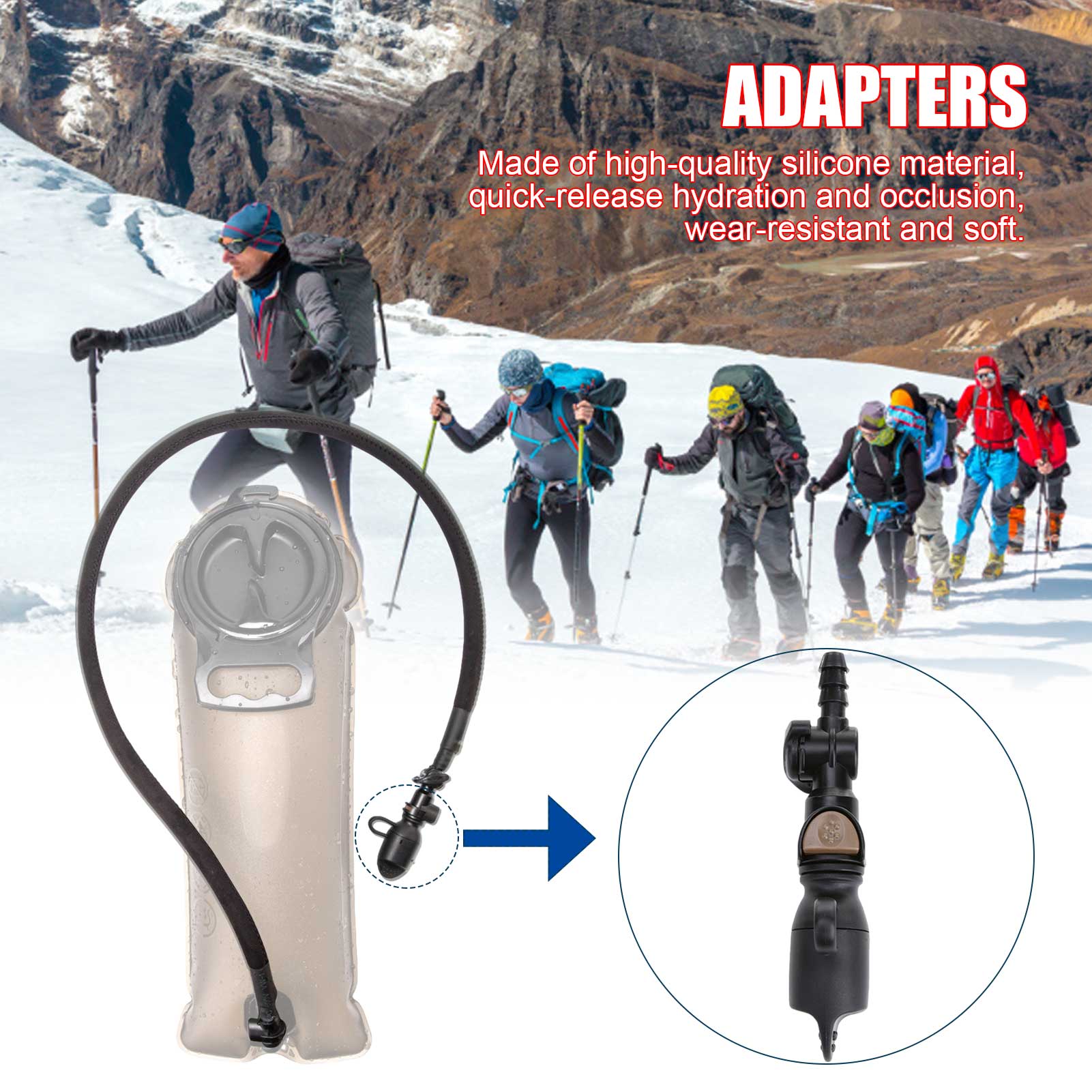 Water Bag Adapter Dust-proof Removable Connector Q... – Vicedeal