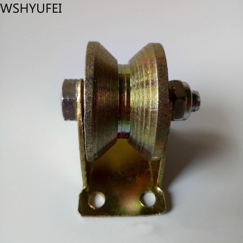 Universal rotating pulley gold M50/60/75 steel V-s... – Vicedeal