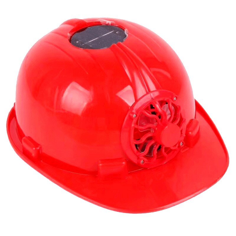 Solar helmet summer fan cap outdoor construction s... – Vicedeal