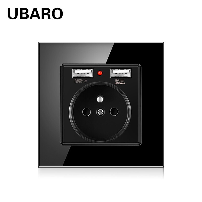Ubaro 86*86Mm 250V 16A Franse Standaard Gehard Kri... – Vicedeal