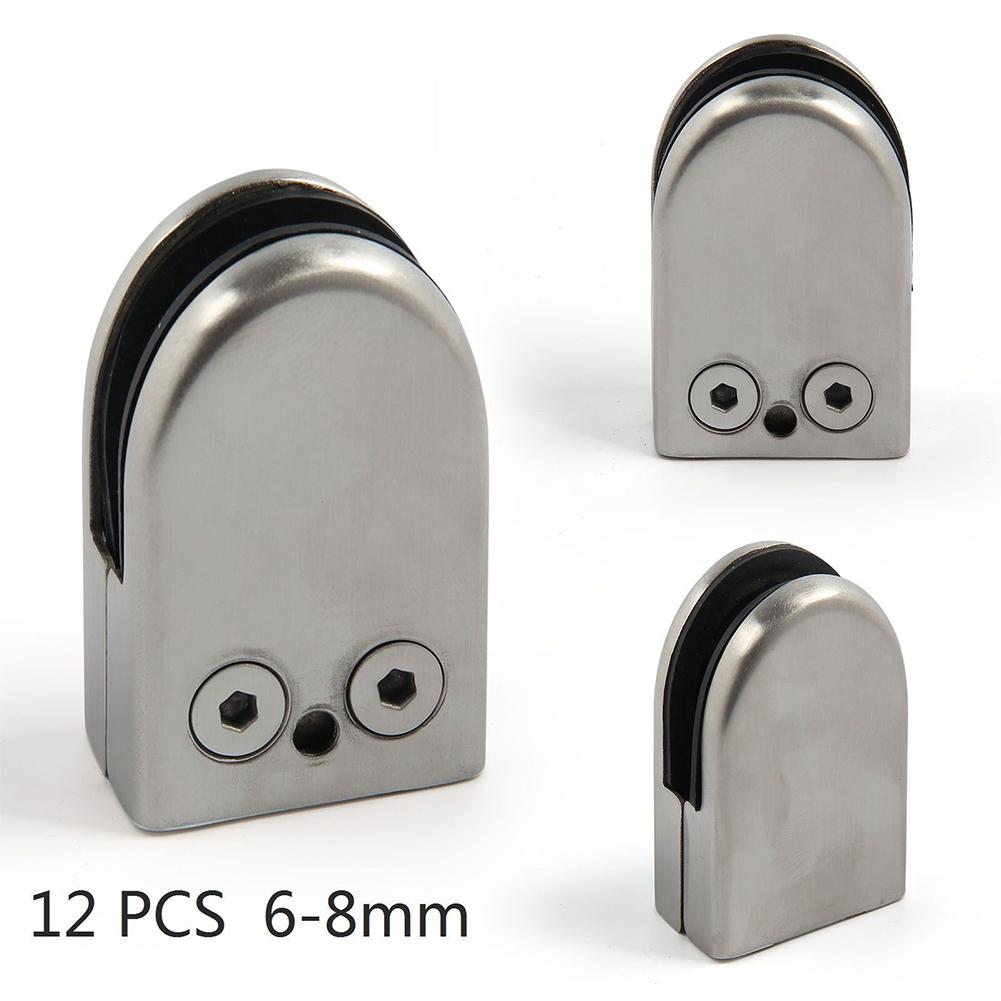 Glass Clamp Stainless Steel Clip Flat Back Bracket... – Vicedeal