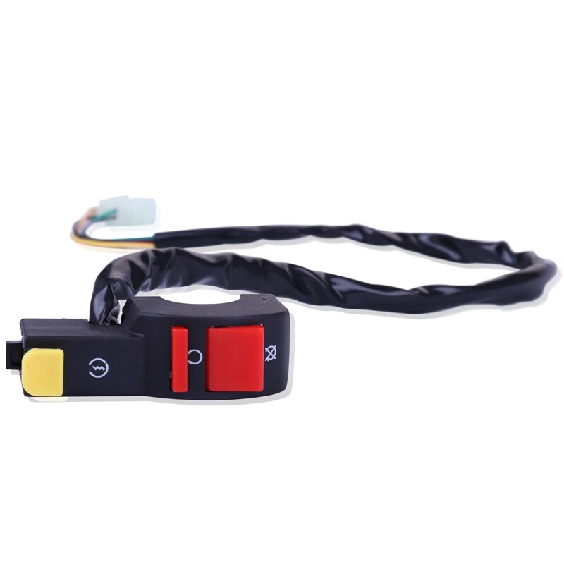 Motorsykkelstyre motorstopp elektrisk startbryter ... – Vicedeal