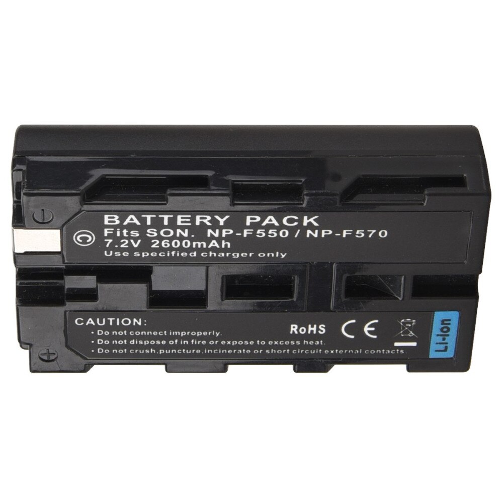 7.2 V 2600 mah Voor Sony NP F550 F570 NP-F550 NP-F... – Vicedeal
