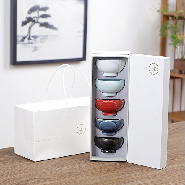 Tea Set Kung Fu TeaCup Lotus Cup Master Cup White ... – Grandado