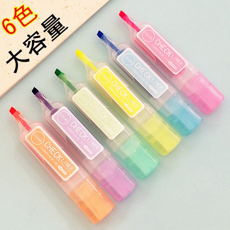 6 Stks/set Verse Snoep Kleur Grote Capaciteit Mark... – Vicedeal