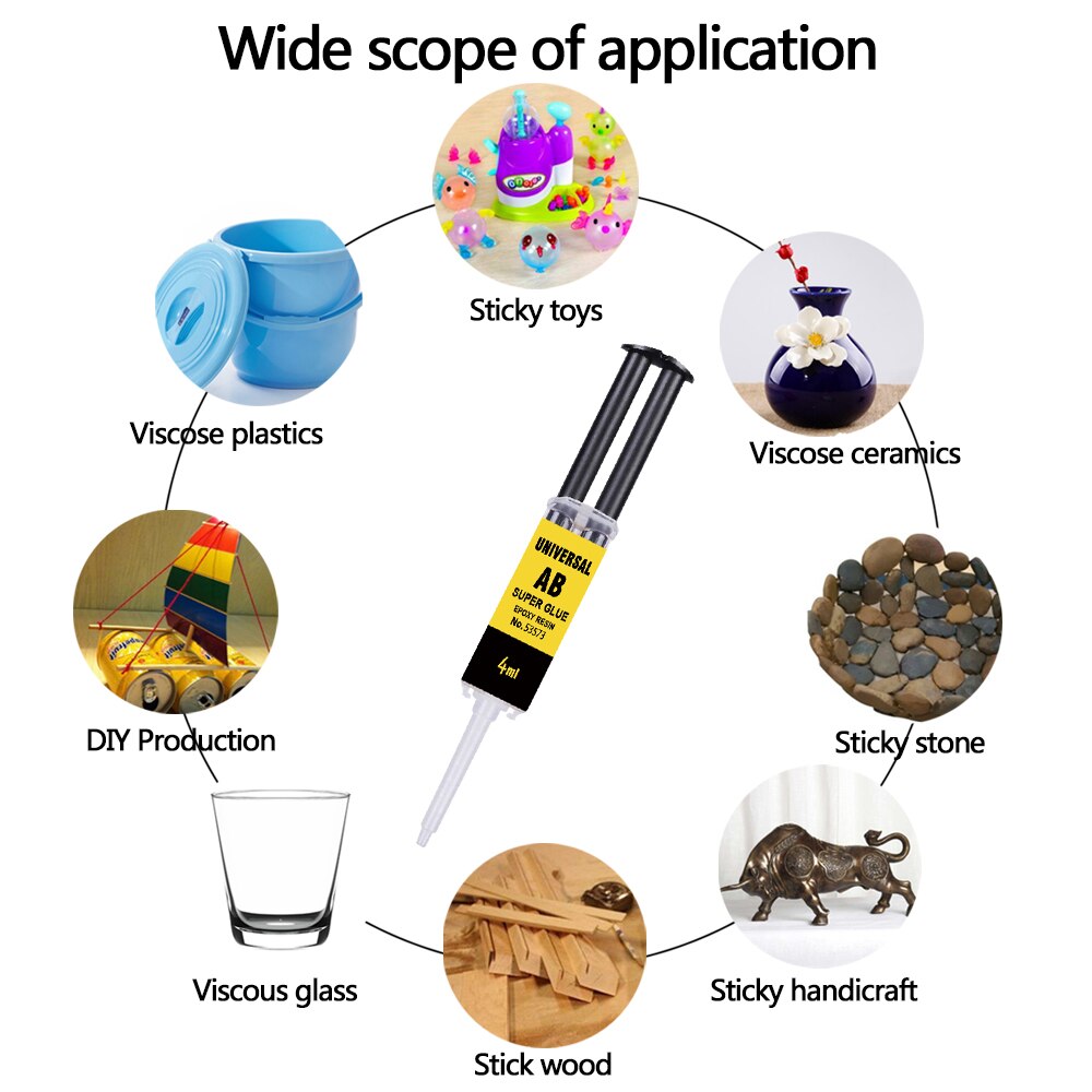 Universal Adhesive 2 Minutes Curing Super Liquid A... – Grandado