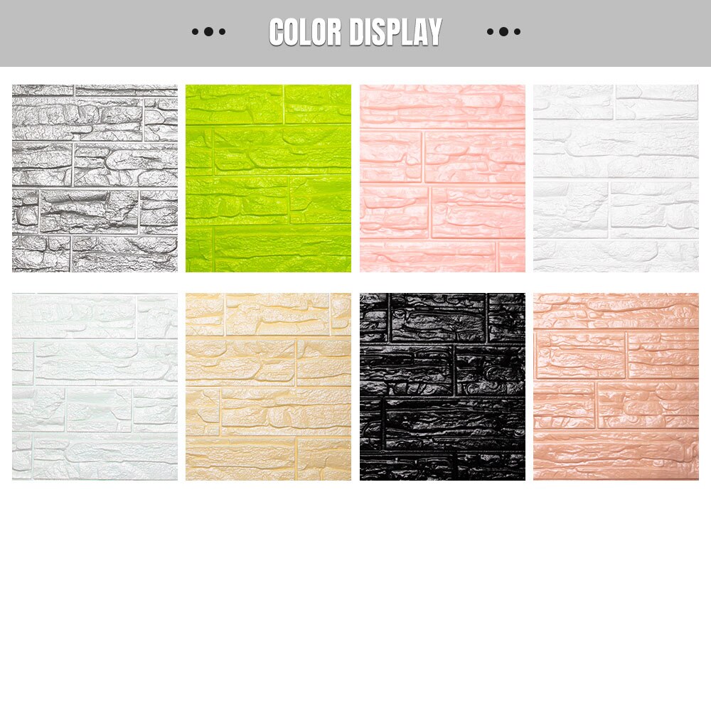 DIY 3D Brick PE Foam Wallpaper Panels Room Decal S... – Grandado